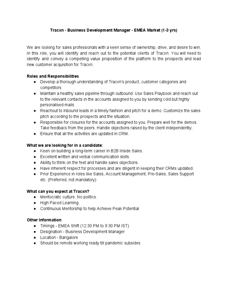 BDM Emea | PDF
