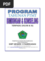 Program Tahunan BK SMP 2025-2026 | PDF