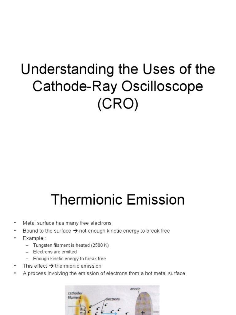 4.1 Understanding The Uses of The Cathode-Ray Oscilloscope ( | PDF ...