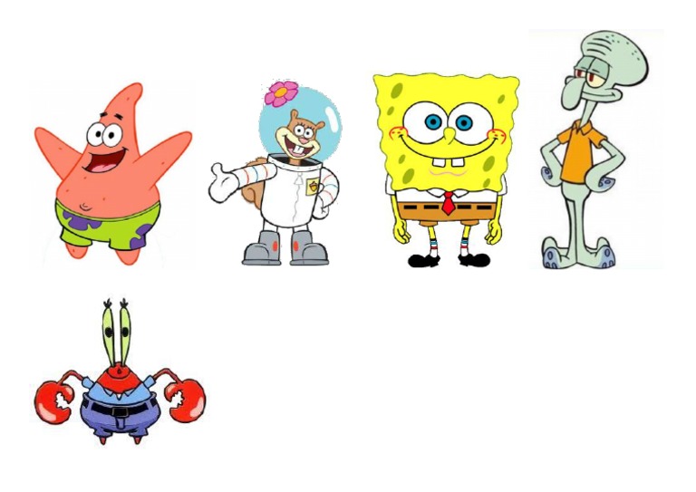Personajes Bob Esponja | PDF