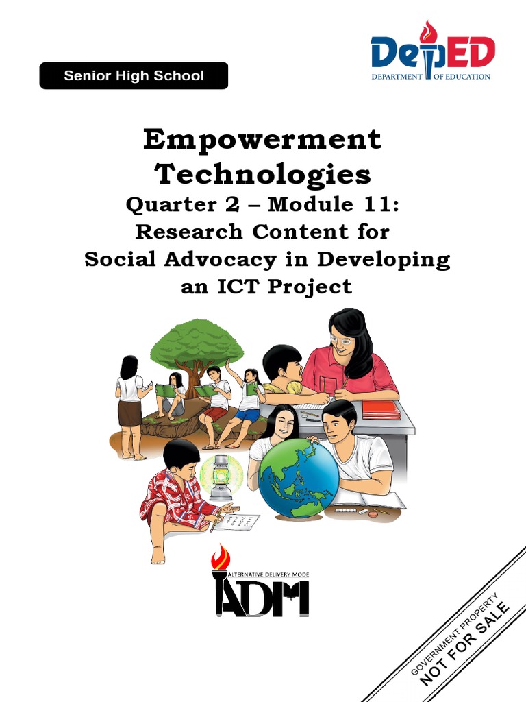 Empowerment Technologies: Quarter 2 - Module 11: Research Content For ...