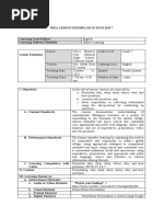 DLP Perdev Cot 1 | PDF | Lesson Plan | Learning