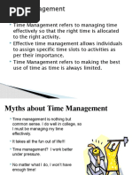 Time Management Self Assessment | PDF | Time Management | Professional ...