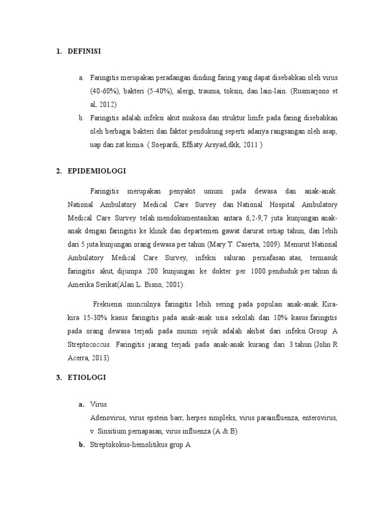 Faringitis | PDF | Pengembangan Diri | Sains & Matematika