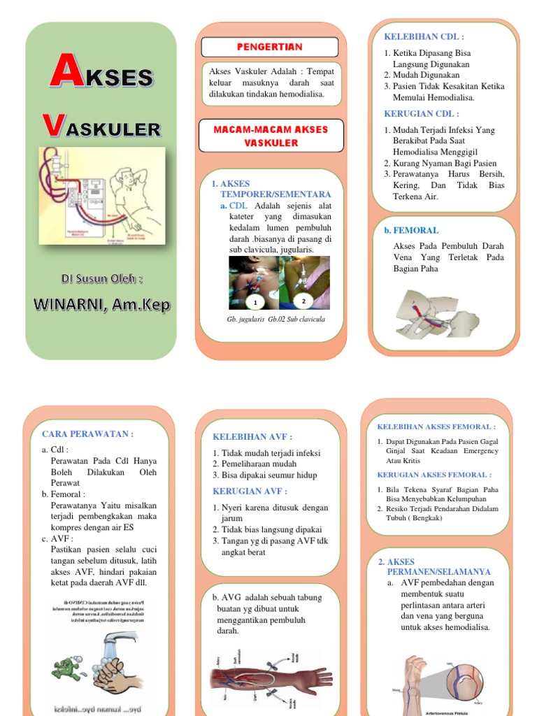 Leaflet Penkes Akses Vaskuler 2 | PDF
