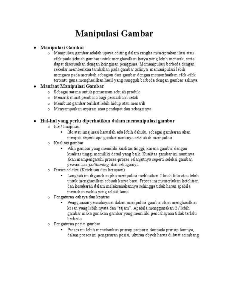 DDG Manipulasi Gambar | PDF | Seni