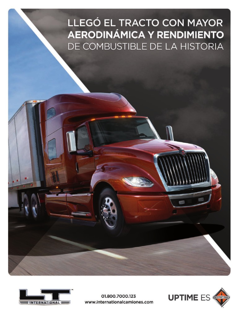 (Ficha) El Mejor Tractocamion LT International | PDF | Eje | Vehículos