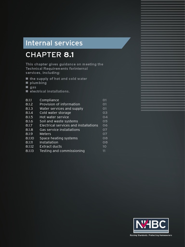 NHBC Standards 2021 8 | PDF | Water Heating | Pipe (Fluid Conveyance)