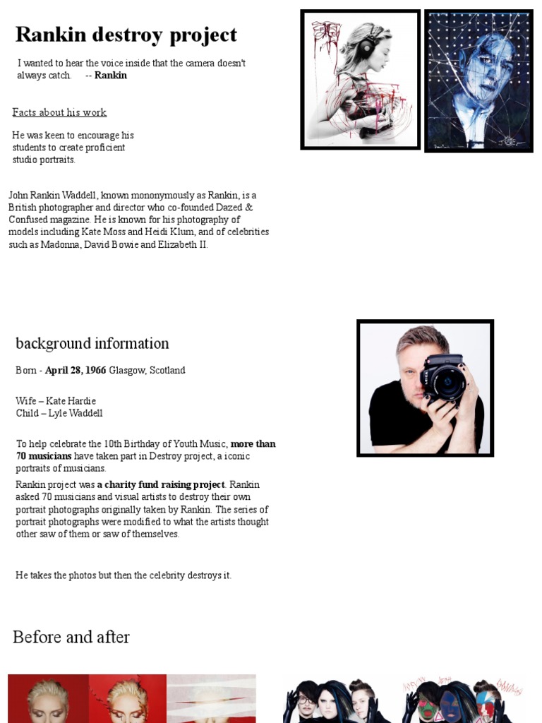 Rankin Destroy Project | PDF