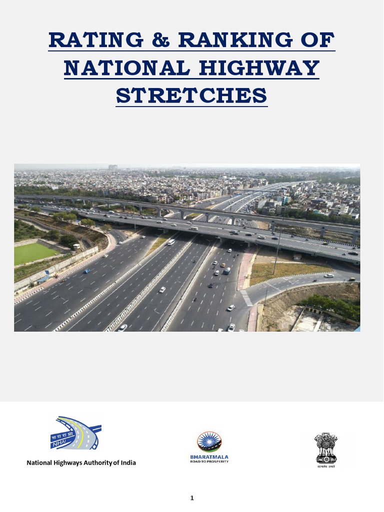 Rating & Ranking of National Highway Stretches | PDF | Highway | Road