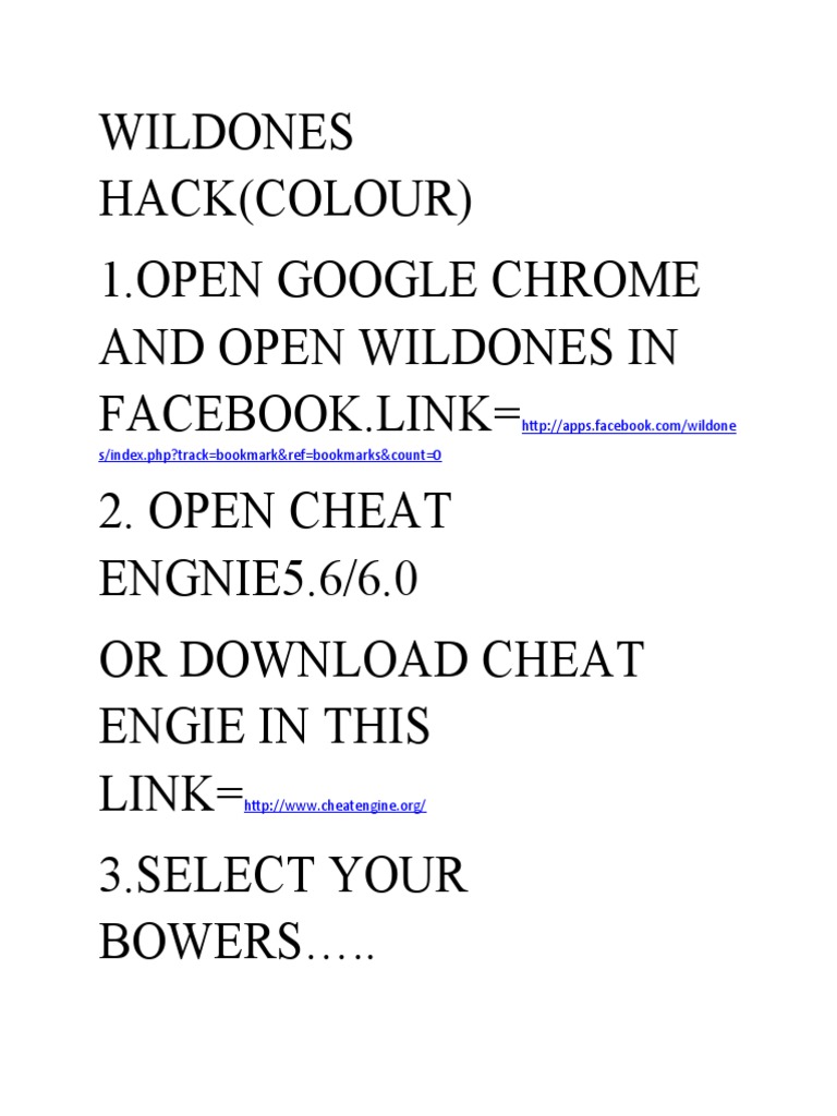 Wildones Hack Pdf