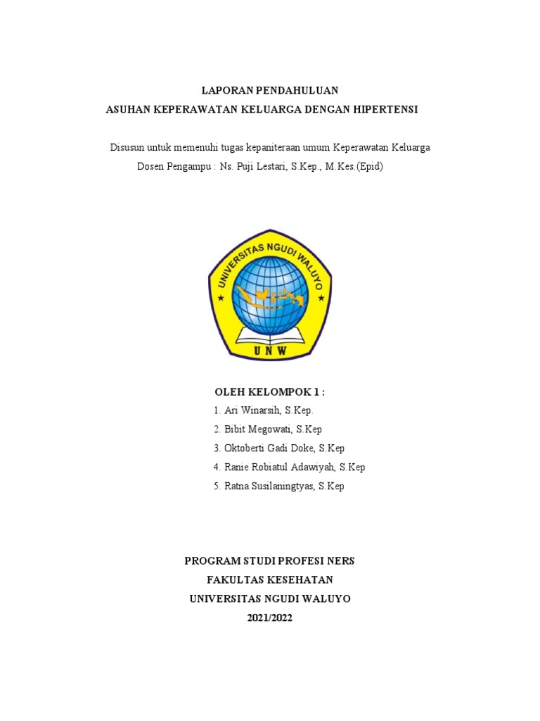 LP Dan Askep Keluarga Hipertensi Kelompok 1 | PDF