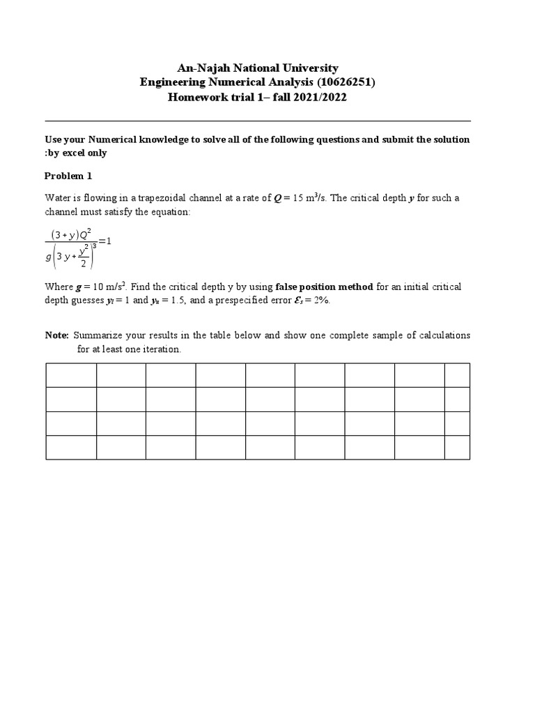 Fall 2021 2022 1 HW | PDF