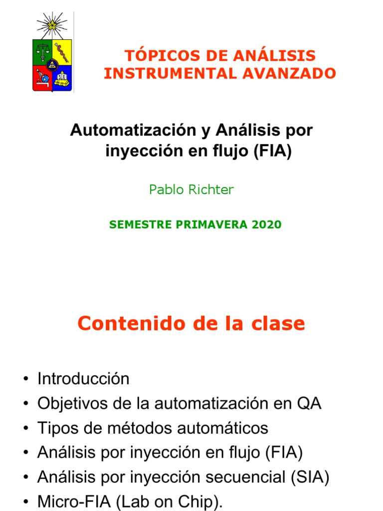 Automatizaci N 2020 | PDF | Química analítica | Automatización