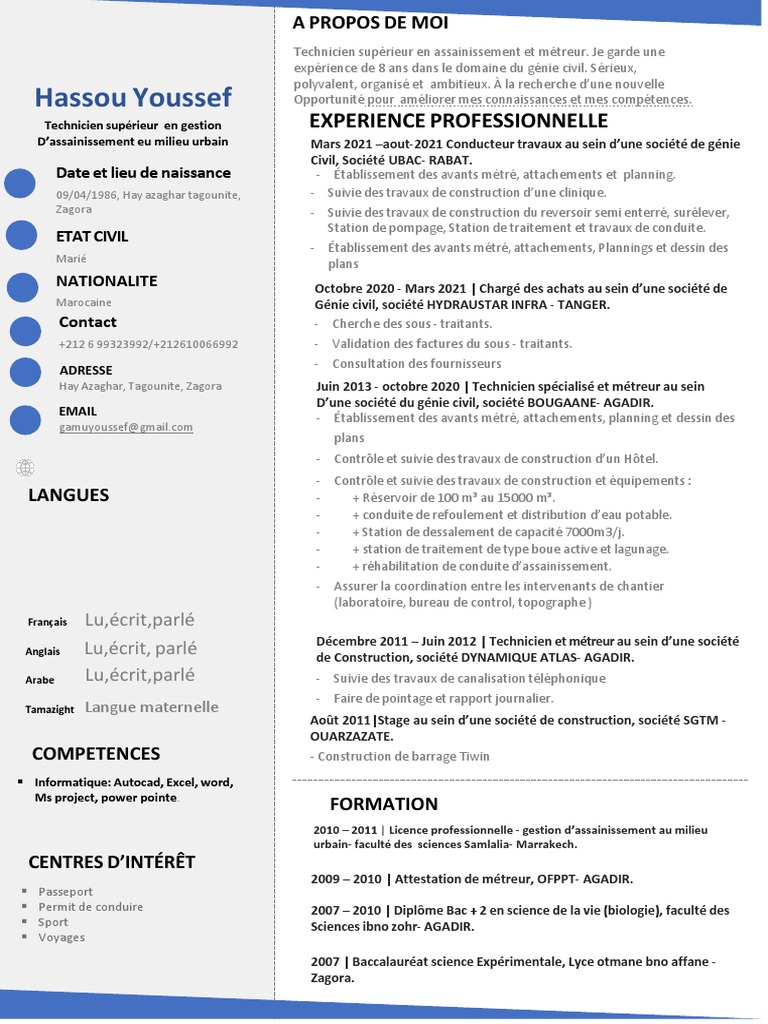 Hassou Youssef - CV | PDF