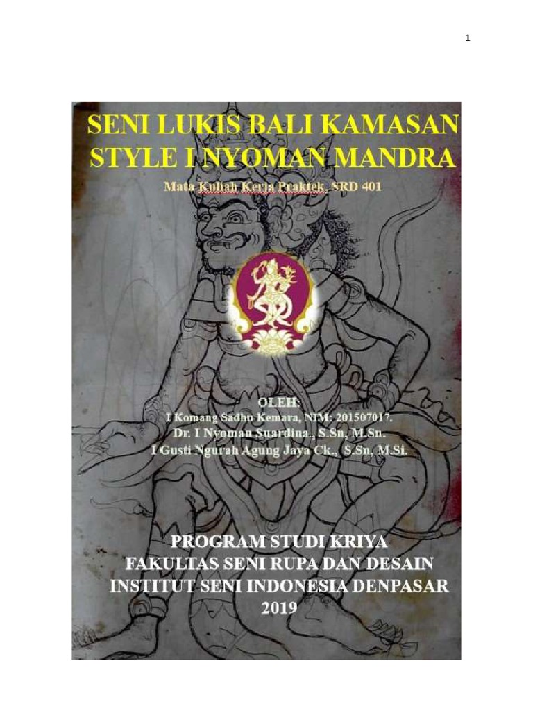 Seni Lukis Bali Kamasan1 | PDF