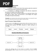 NIOS Data Entry CH 1 Basics of Computer Part 1 | PDF | Input/Output | Computer Hardware