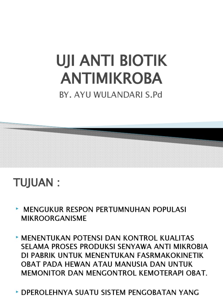 Uji Anti Mikroba | PDF