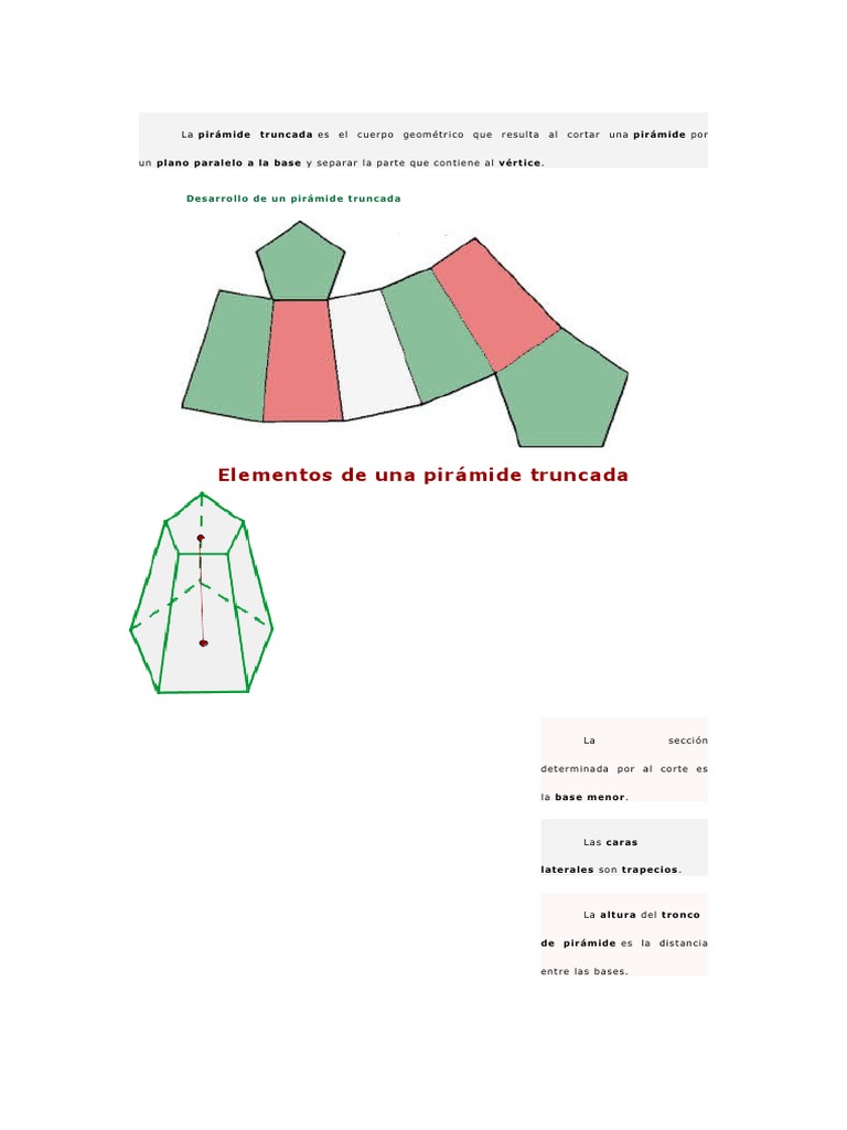 Piramide Truncada | PDF