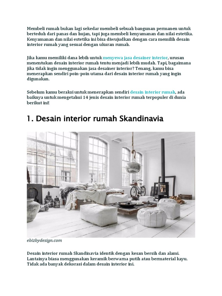 Jenis Interior | PDF