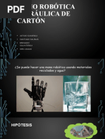 Diseño de Mano Robótica Articulada | PDF | Mano | Arduino