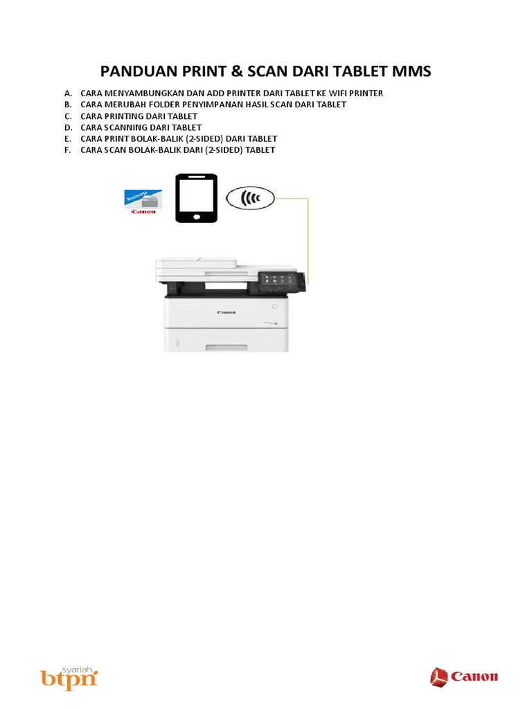 Panduan Mobile Print & Scan MMS | PDF