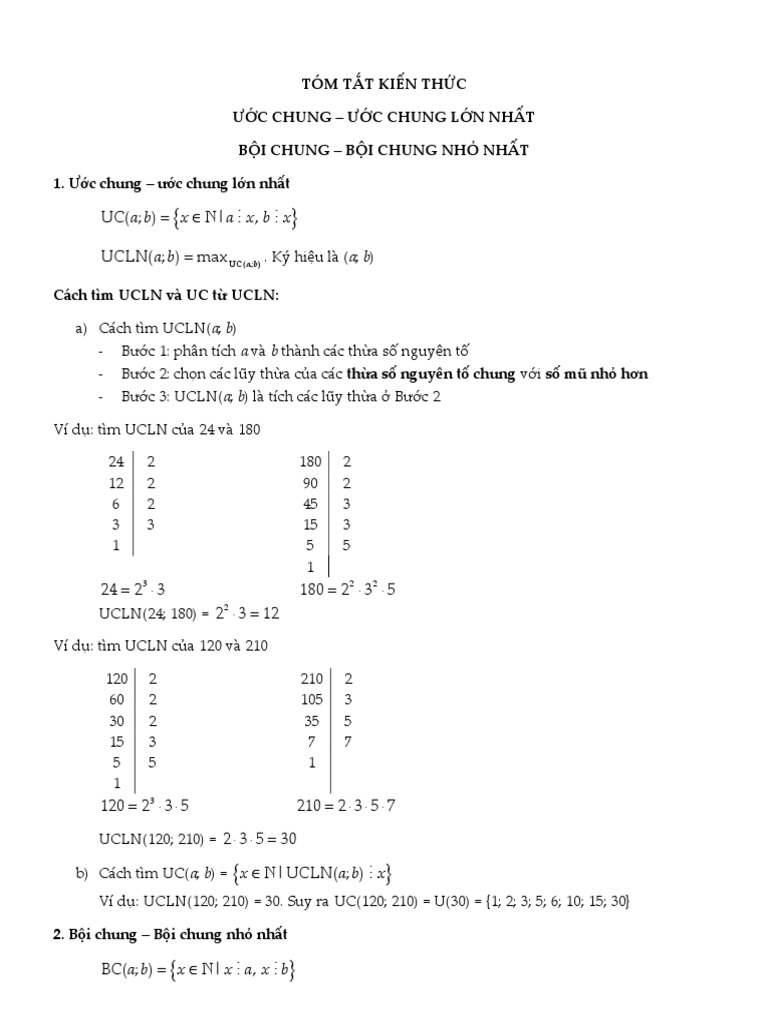 2021.10.22. Tom Tat Kien Thuc UC - UCLN - BC - BCNN | PDF