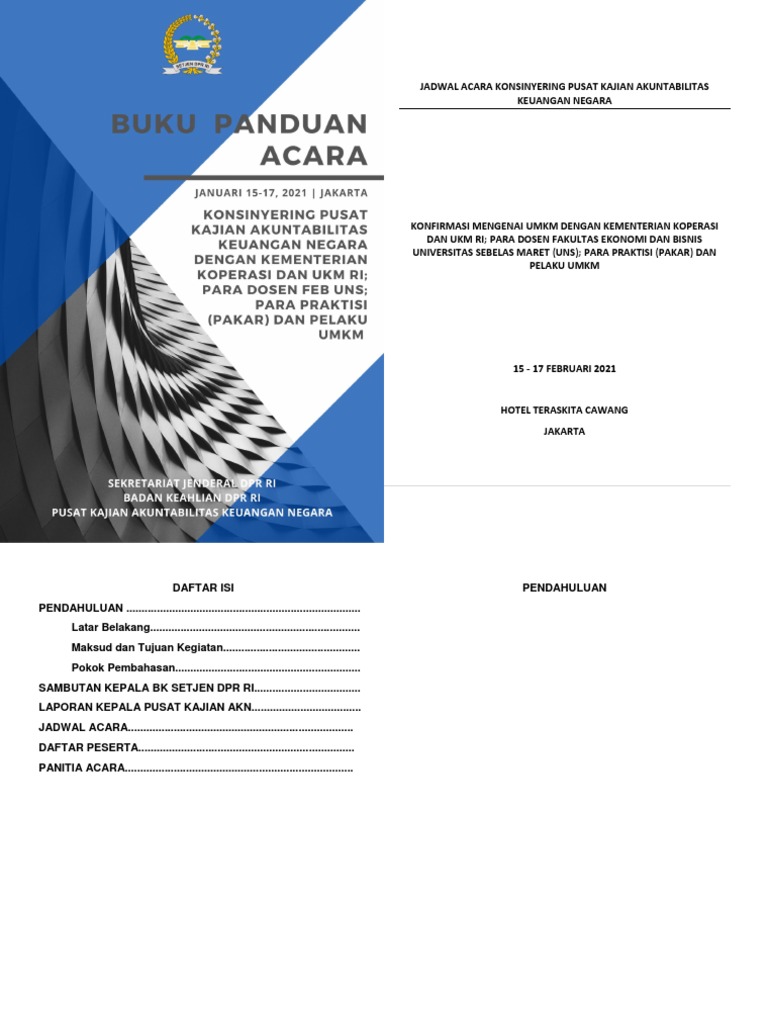 Buku Acara | PDF