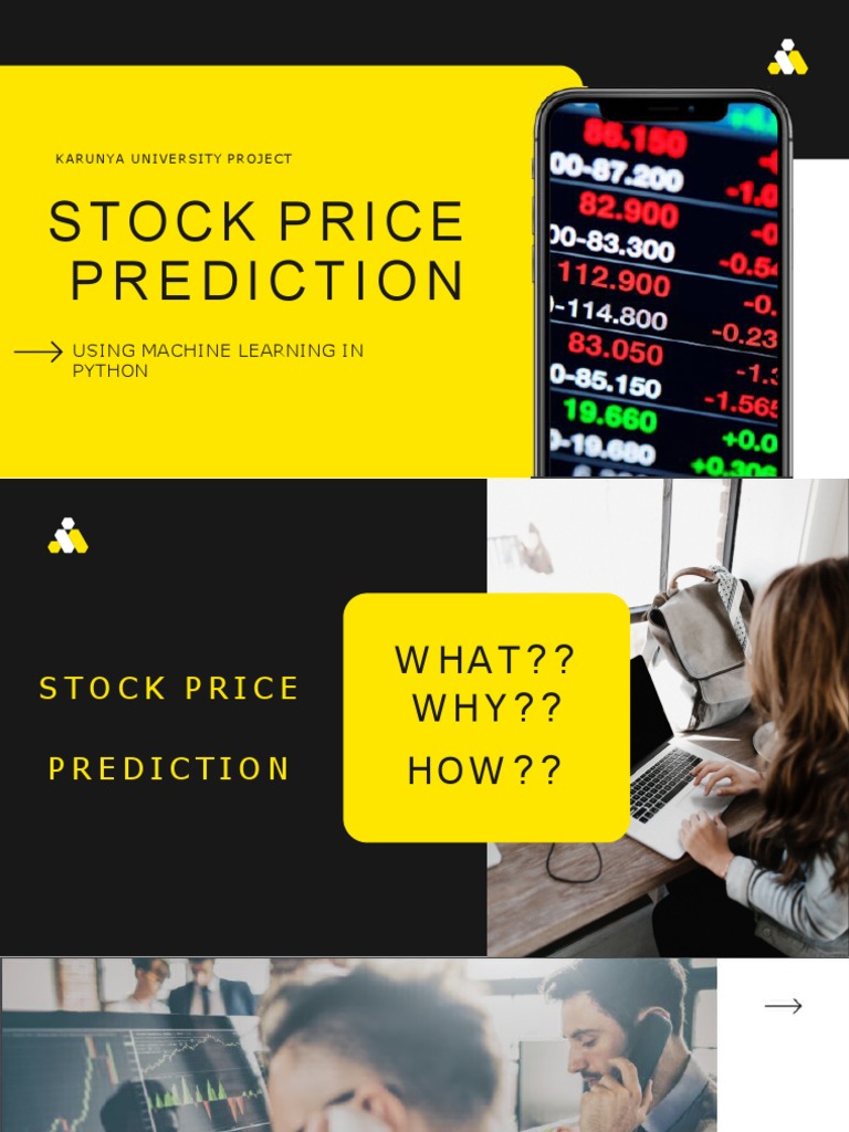 Stock Price Prediction Using Machine Learning in Python | PDF ...