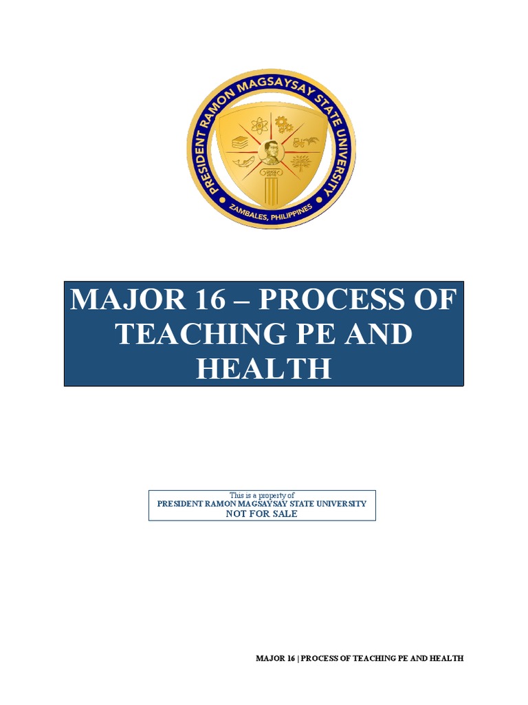 Major 16 Module | Download Free PDF | Physical Education | Learning