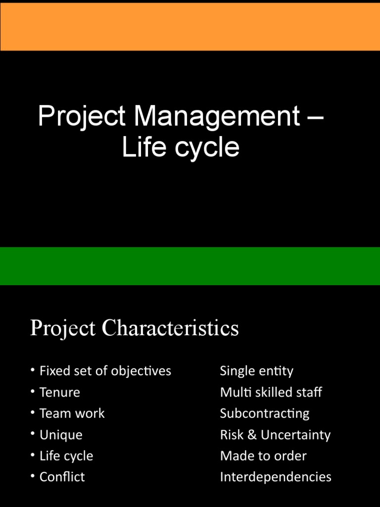 Project Management - Life Cycle | PDF | Project Management | Life Cycle ...