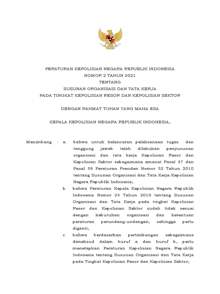 Perpol No 2 Komplit Plus Stempel | PDF