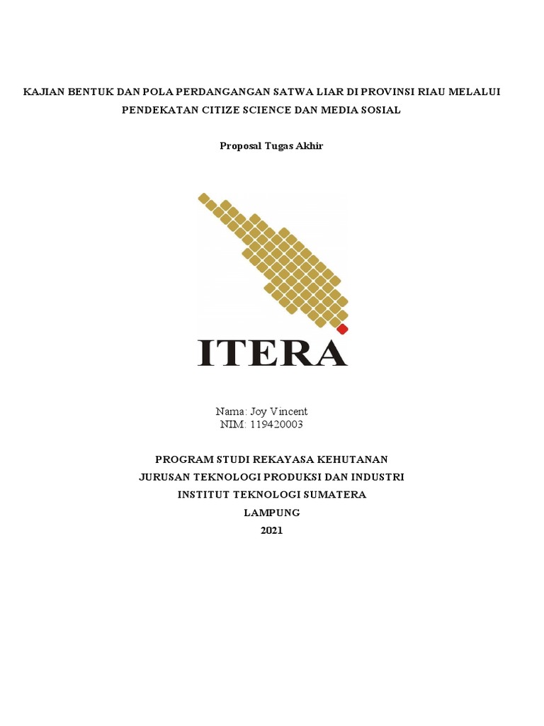 Pedoman Alur Tugas Akhir - Prodi If ITERA - REV 1 | PDF