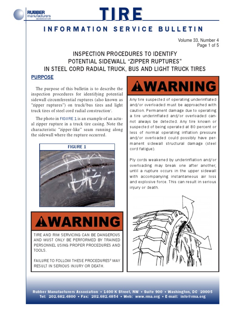 Identify Zipper Ruptures | PDF | Tire | Vehicles