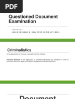 Module 1 - Qde | PDF | Forensic Science | Document