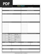 Kaizen Process Improvement Template | PDF