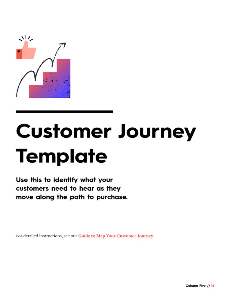 Column Five Customer Journey Template | PDF | Brand | Customer Experience