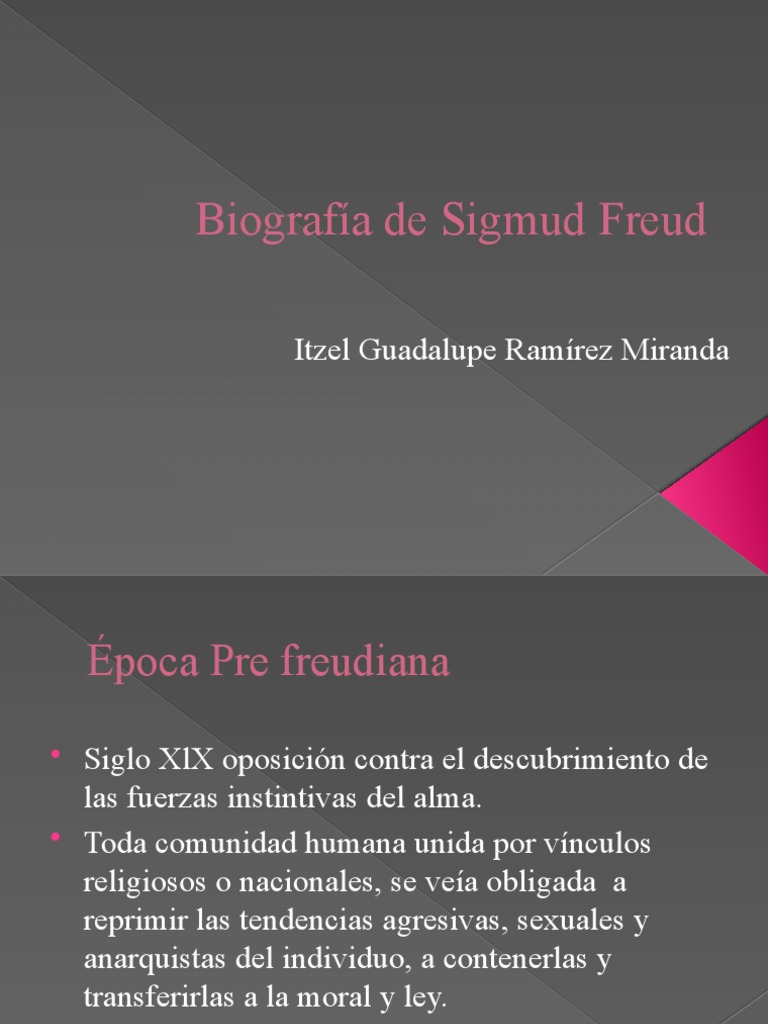 Biografía de Sigmud Freud | PDF | Sigmund Freud | Psicoanálisis