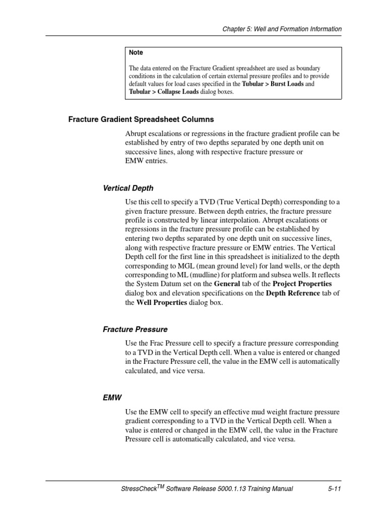 Fracture Gradient & Salt Zone Guide | PDF | Spreadsheet | Pressure