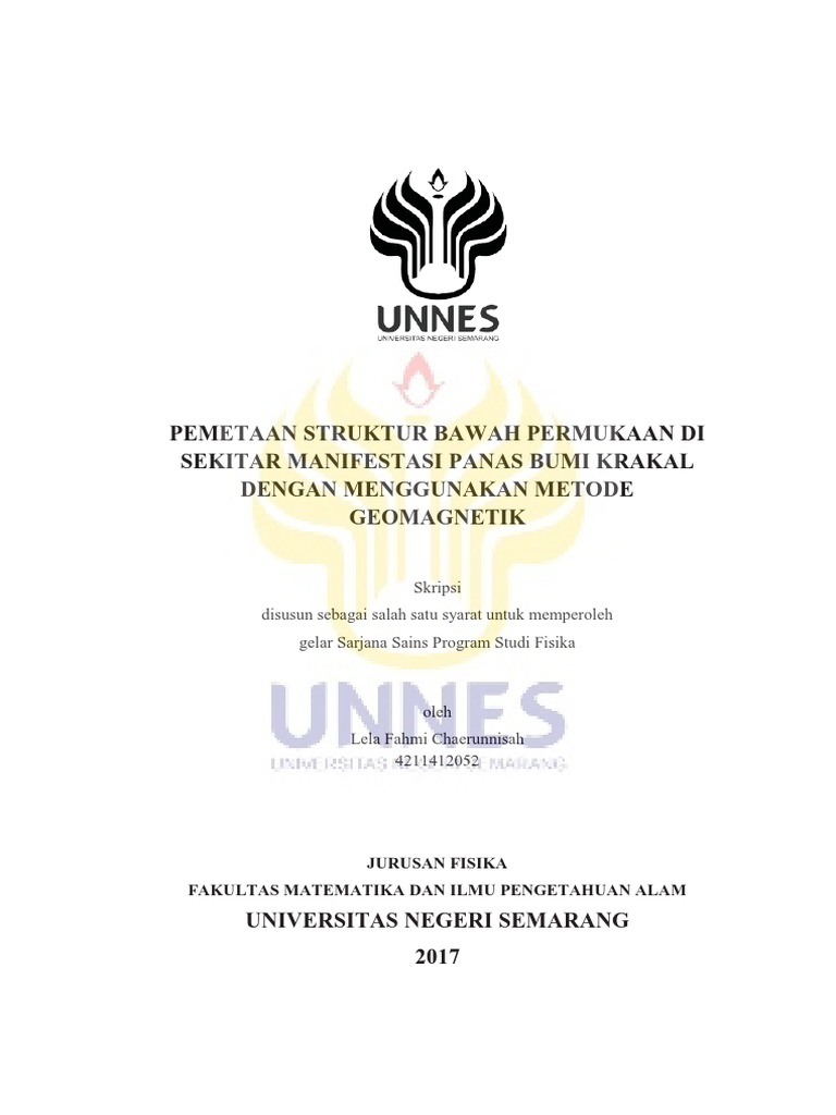 Pemetaan Geomagnetik Panas Bumi Krakal | PDF