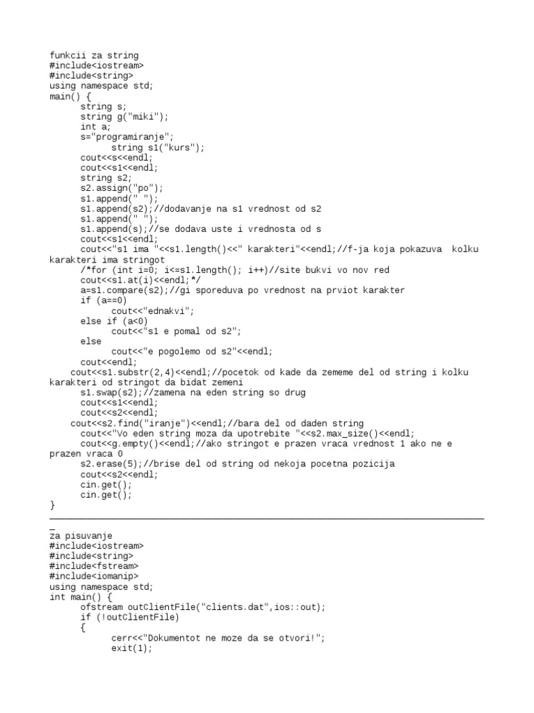 C Exercises 1 Pdf Computer Programming Object Oriented Programming