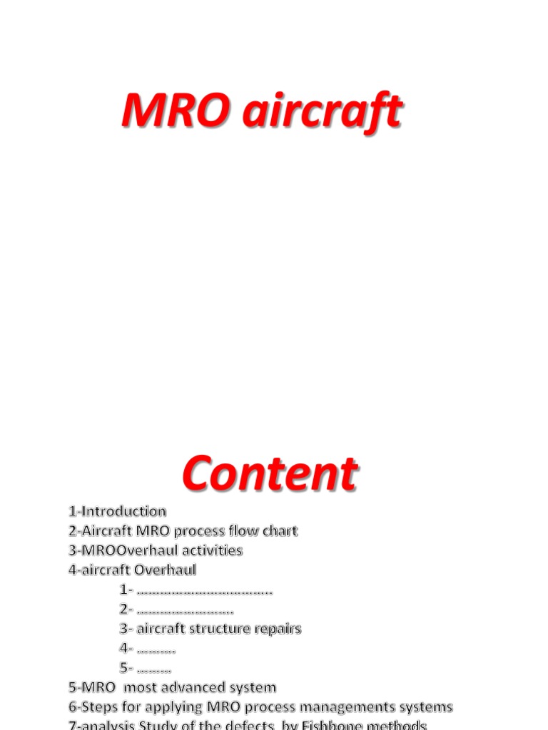 Mro 2020 | PDF | Six Sigma | Aircraft