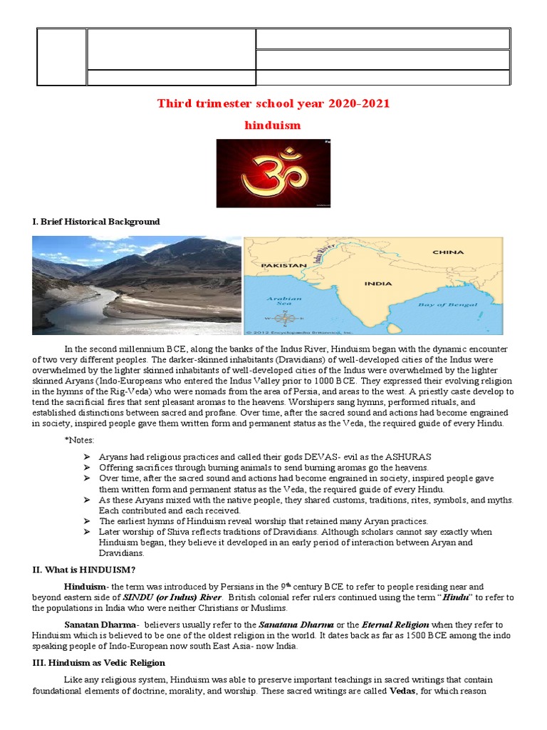 WR Hinduism Module 6 | PDF | Brahman | Ātman (Hinduism)