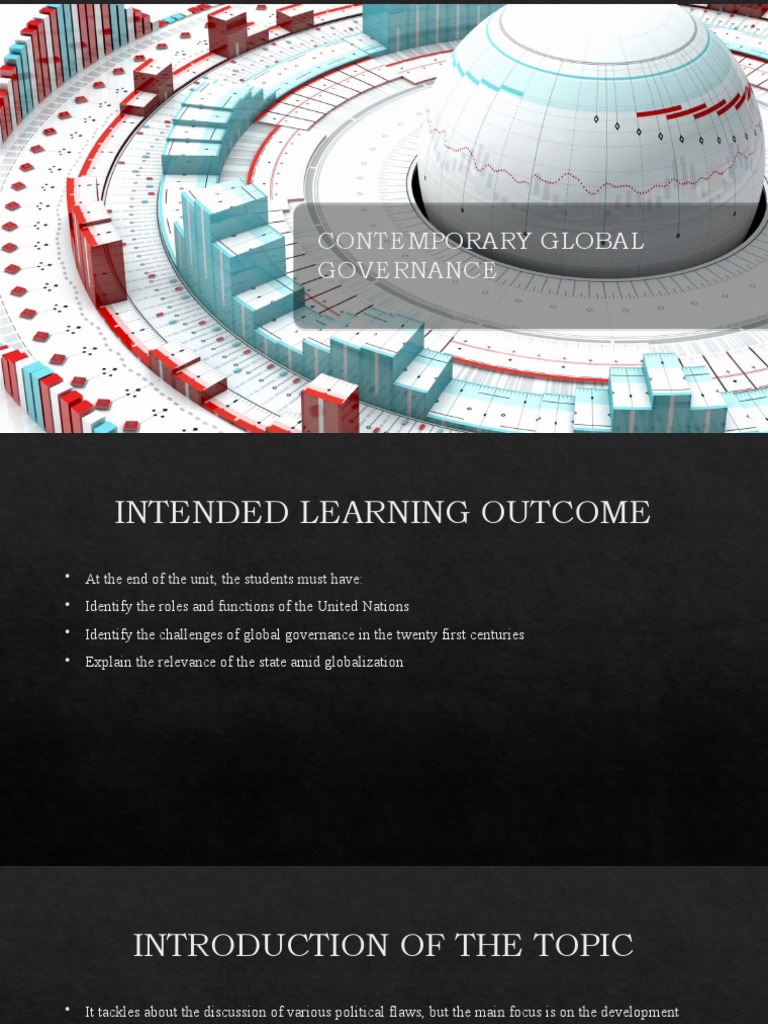 Contemporary Global Governance | PDF | United Nations | International ...