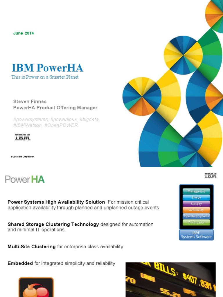 Ibm Powerha: This Is Power On A Smarter Planet | PDF | Computer Cluster ...