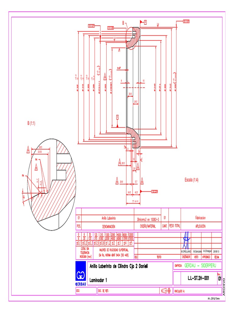Anillo Laberinto de Cilindro Caja 2 Danieli-Layout1 | PDF