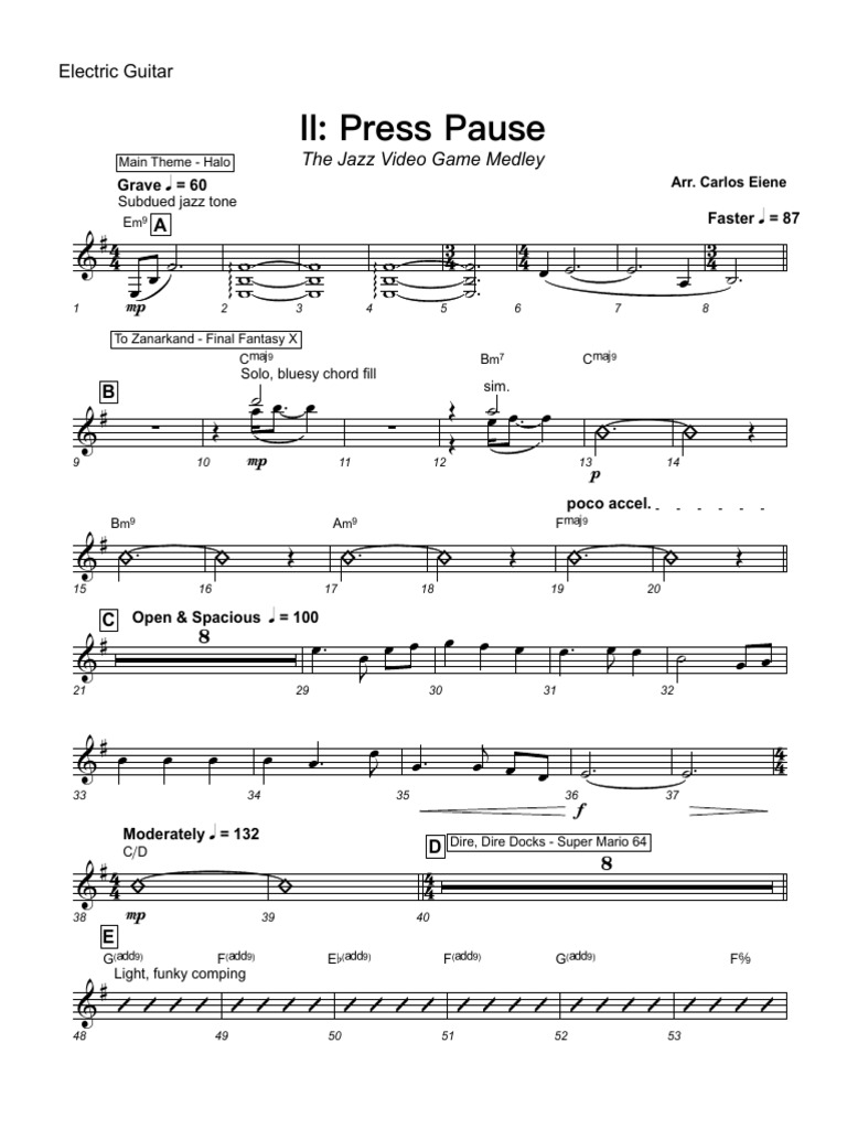 II Press Pause - 19 Electric Guitar | PDF | Elements Of Music | Music ...
