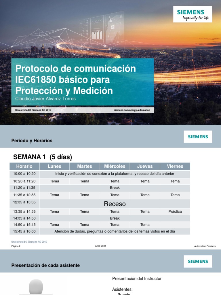 Protocolo de Comunicacion IEC 61850 para Protecciones p1 | PDF | Red de ...