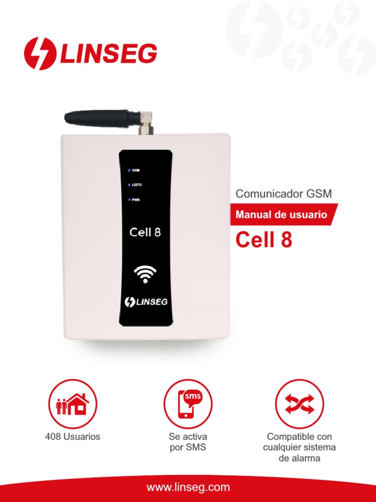 Manual de Usuario Cell 8 GSM | PDF | Gsm | Telecomunicaciones móviles