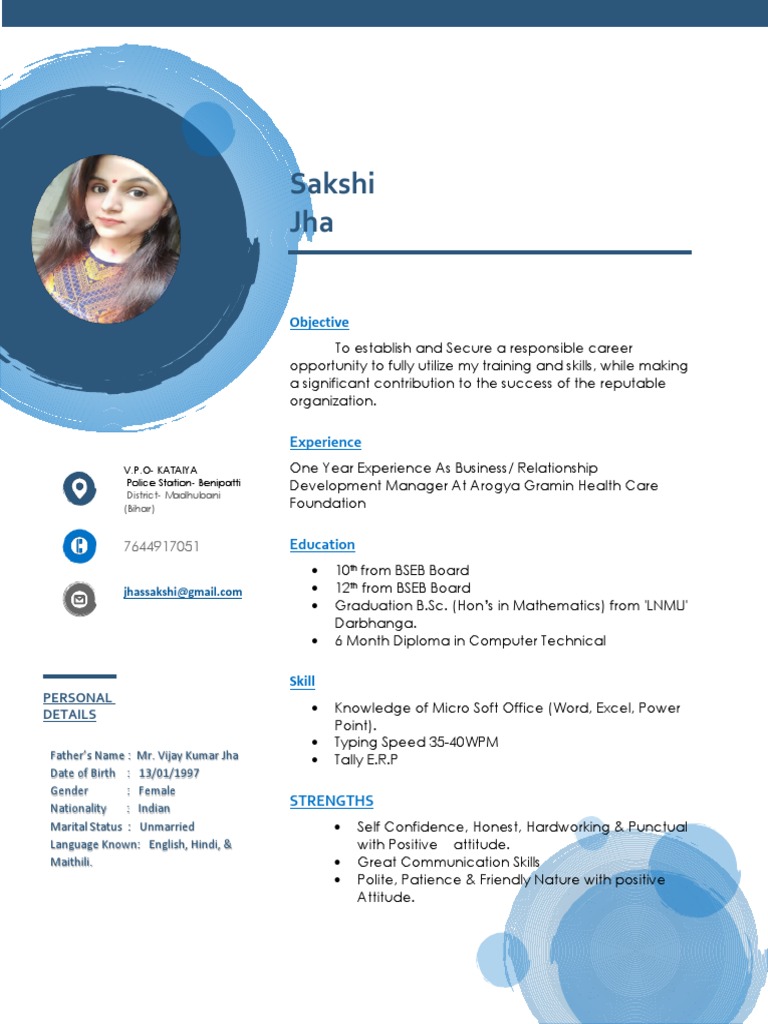 Sakshi New Resume | PDF